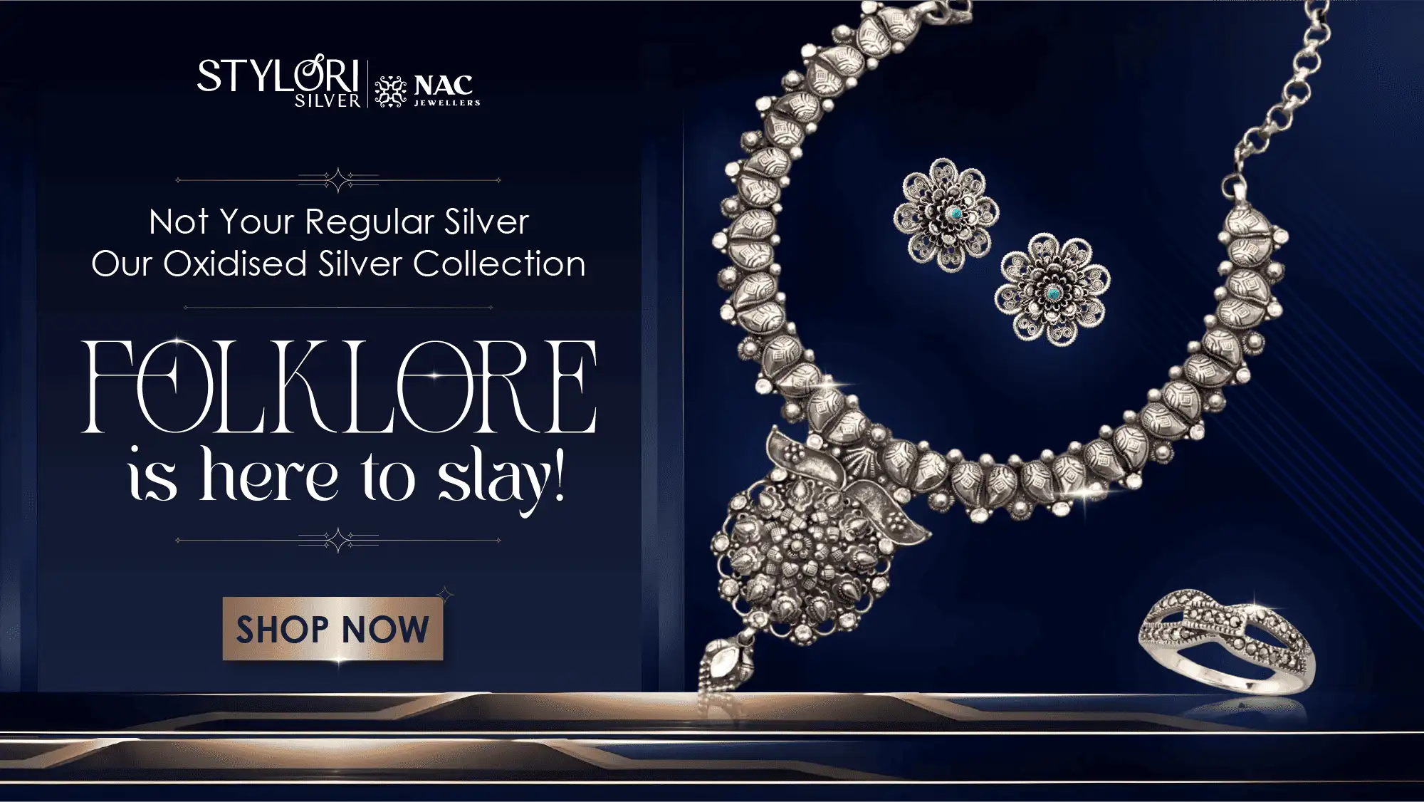 Explore silver jewellery online at Stylori
